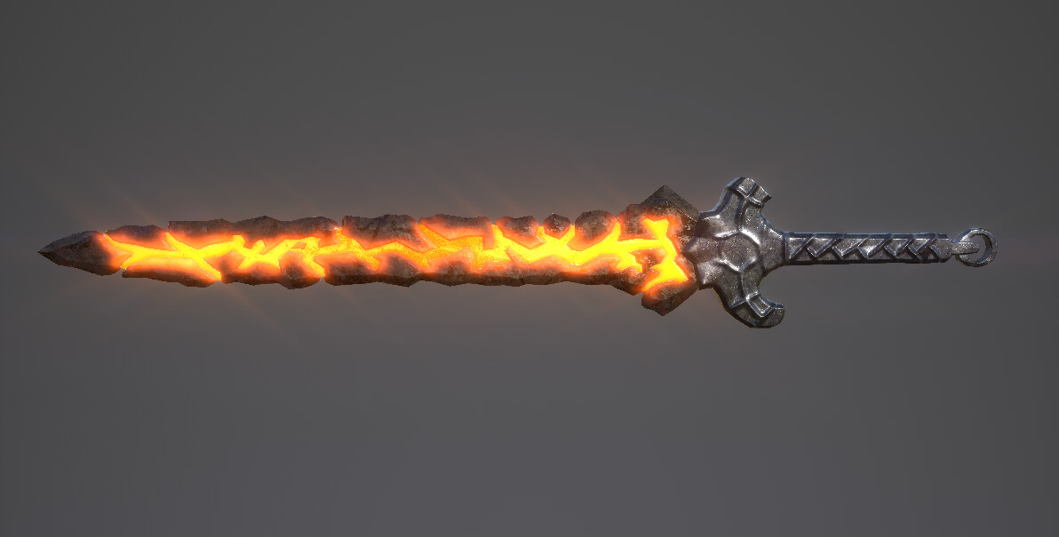 ArtBaseOfATLAS - Molten sword