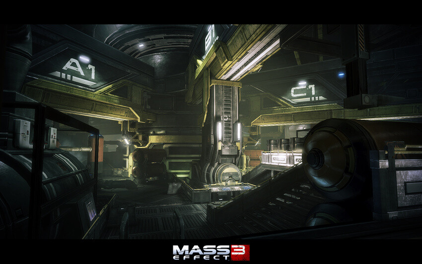 Mark Linington - Mass Effect 3 - Environment Art Work
