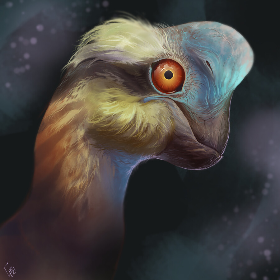 ArtStation - Citipati head