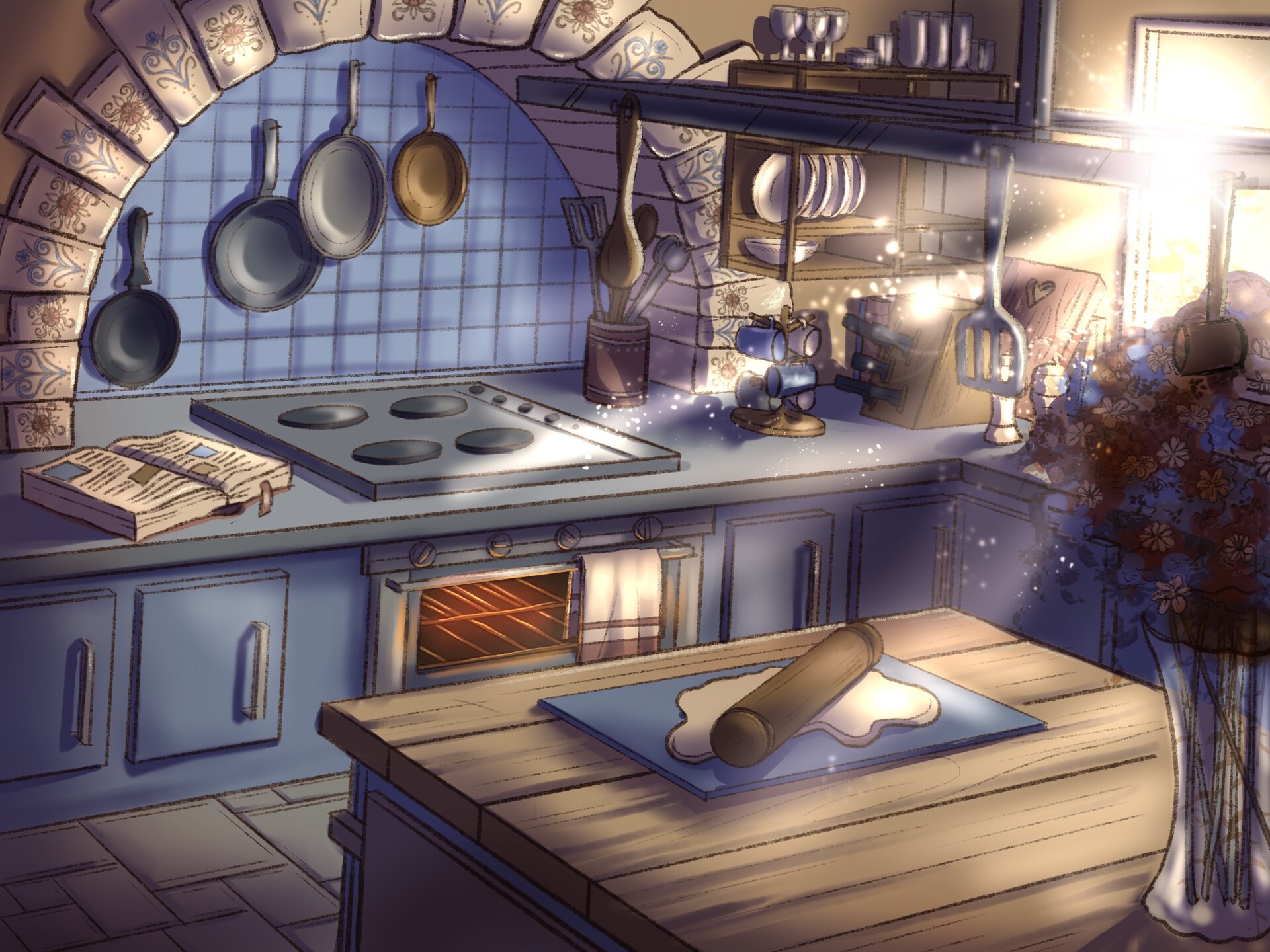 ArtStation - Kitchen Illustration