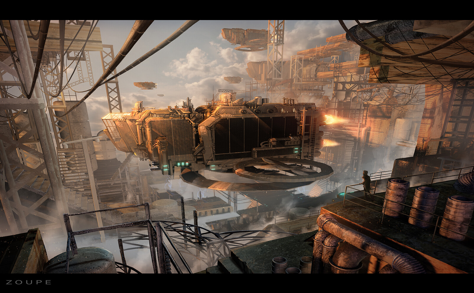 ArtStation - 【Doomsday Spaceship末日飛船】