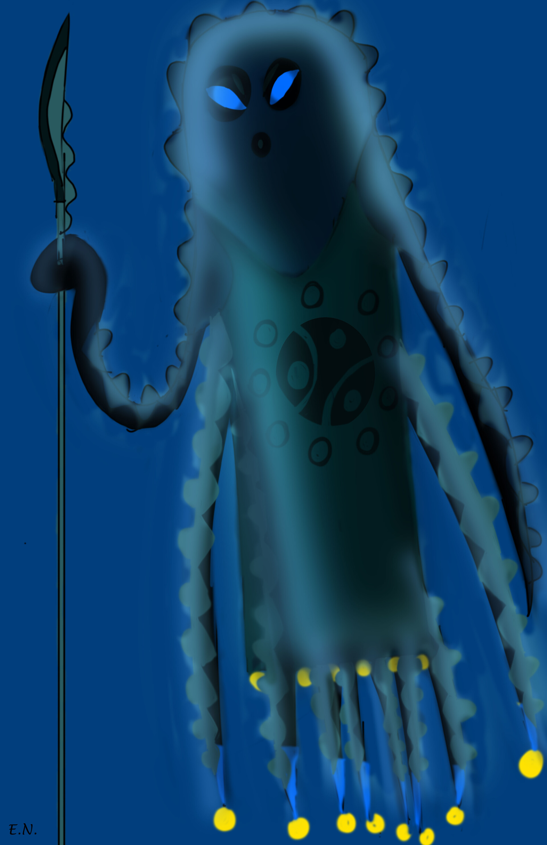 ArtStation - Traigolzu Project - Squid Warrior