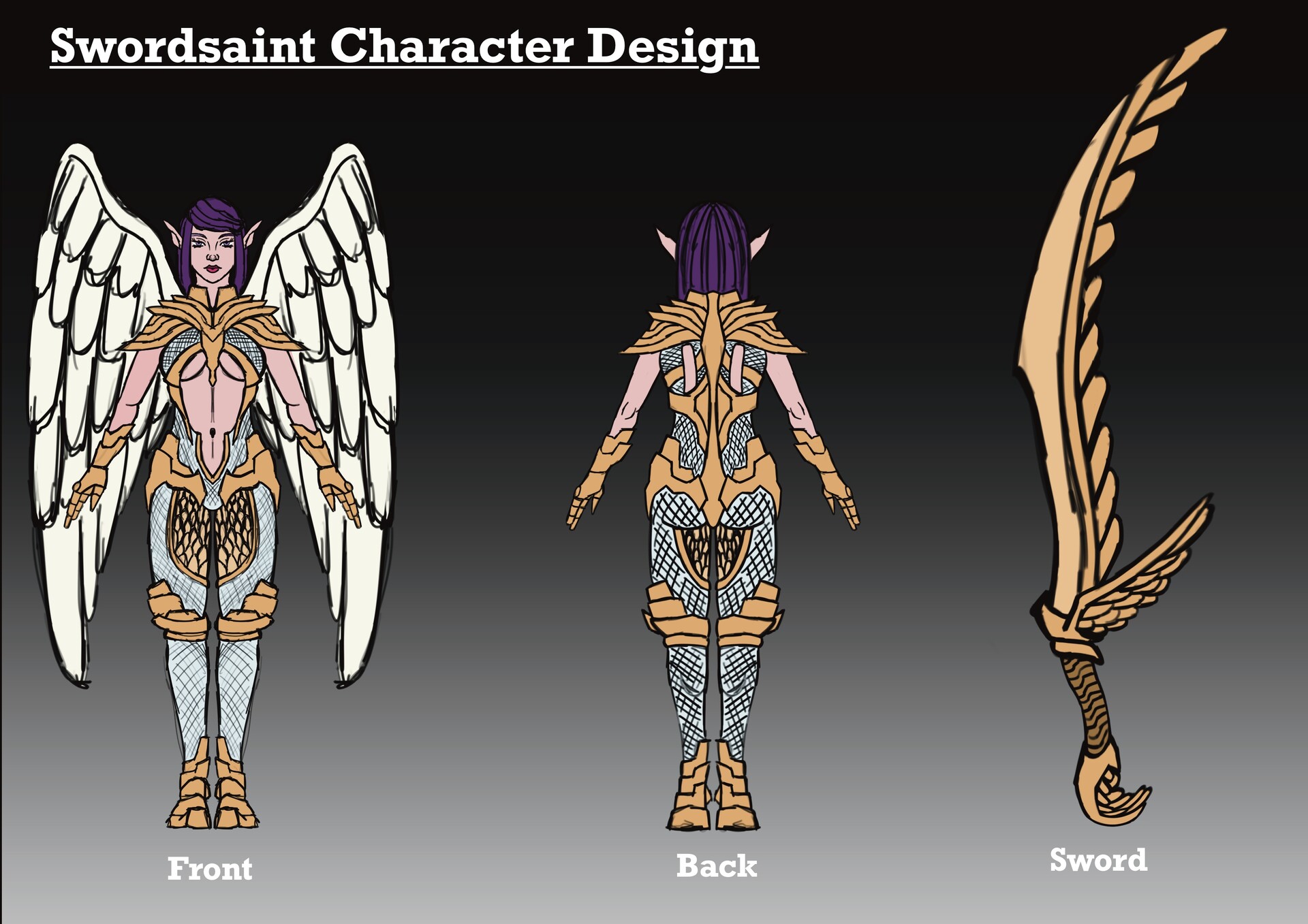 ArtStation - Swordsaint Character Design