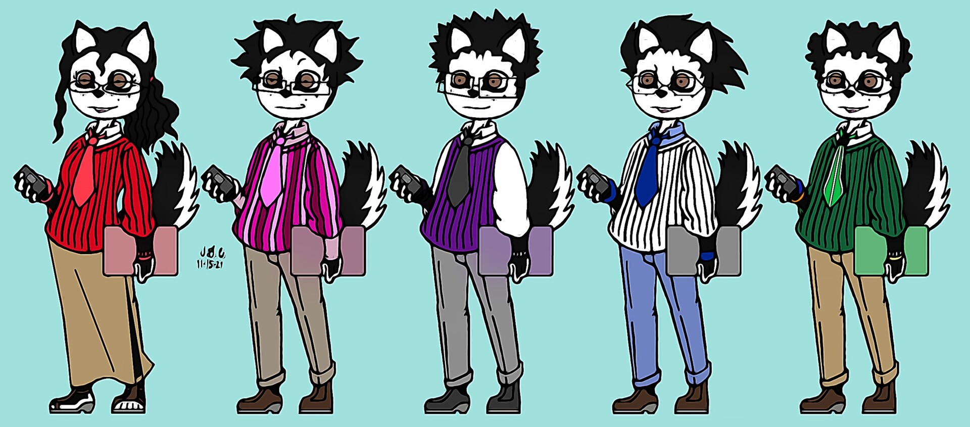 ArtStation - Aggretsuko Style