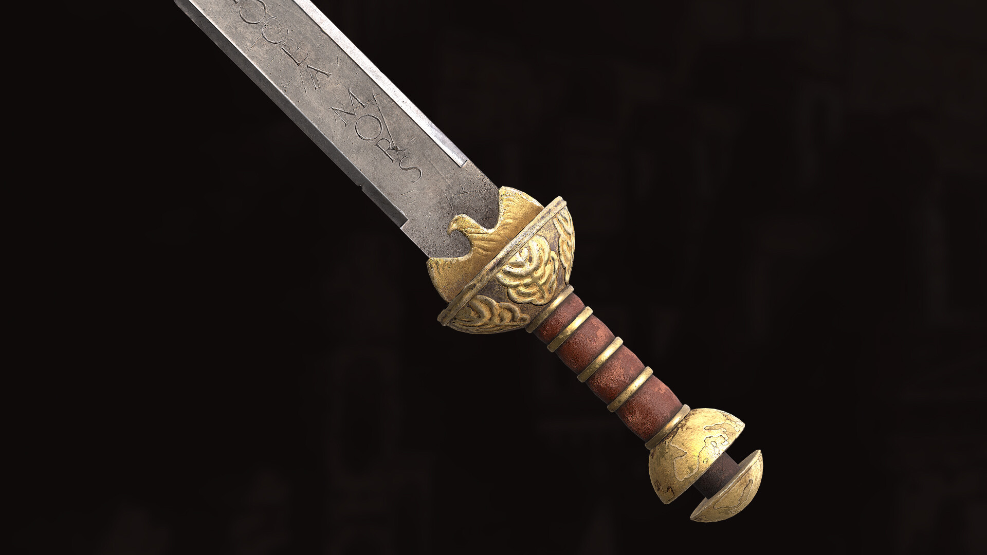 Ike Cardinali - Julio Cesar's Crocea Mors - Roman Sword