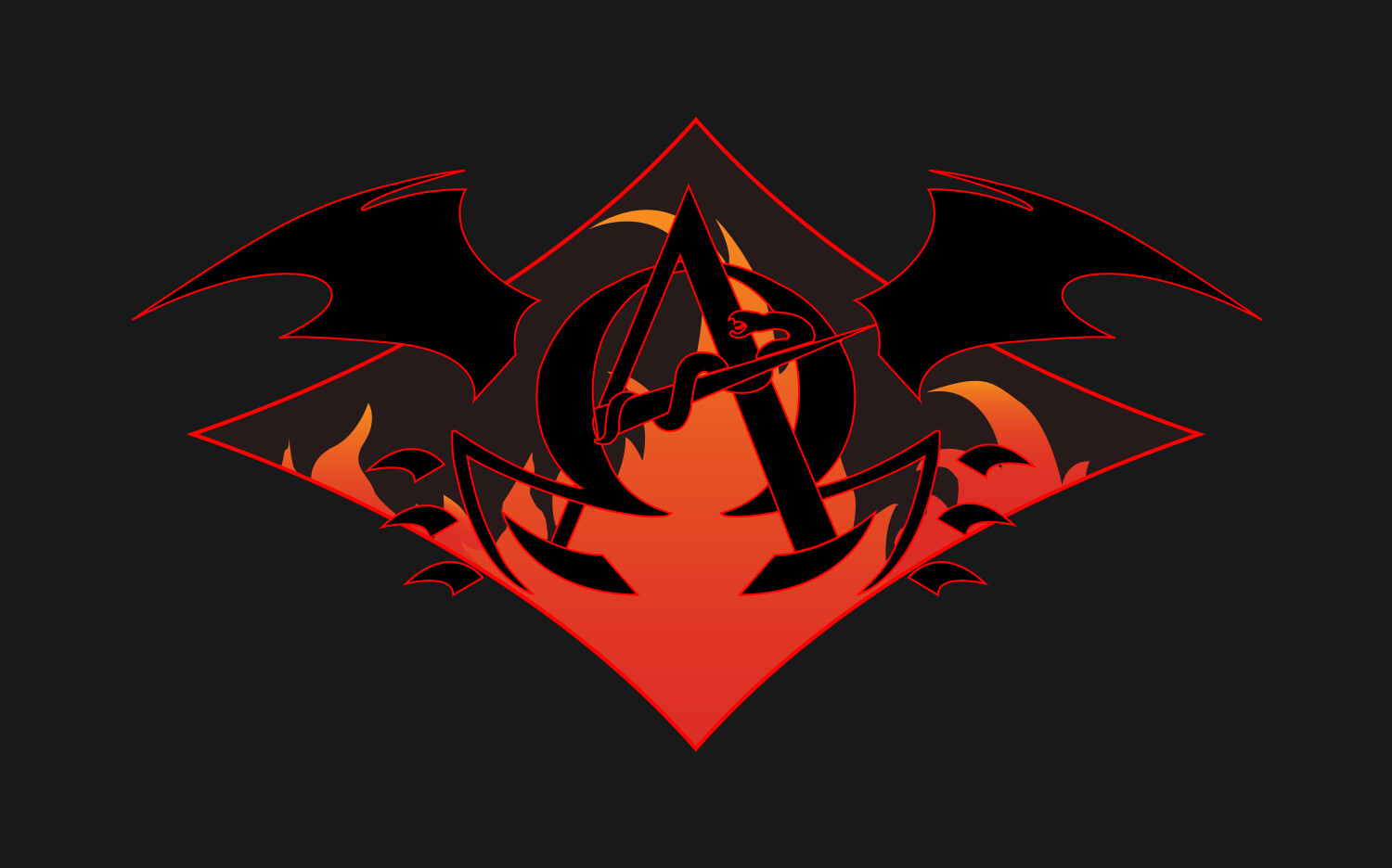 ArtStation - "Good vs. Evil" Logo Design