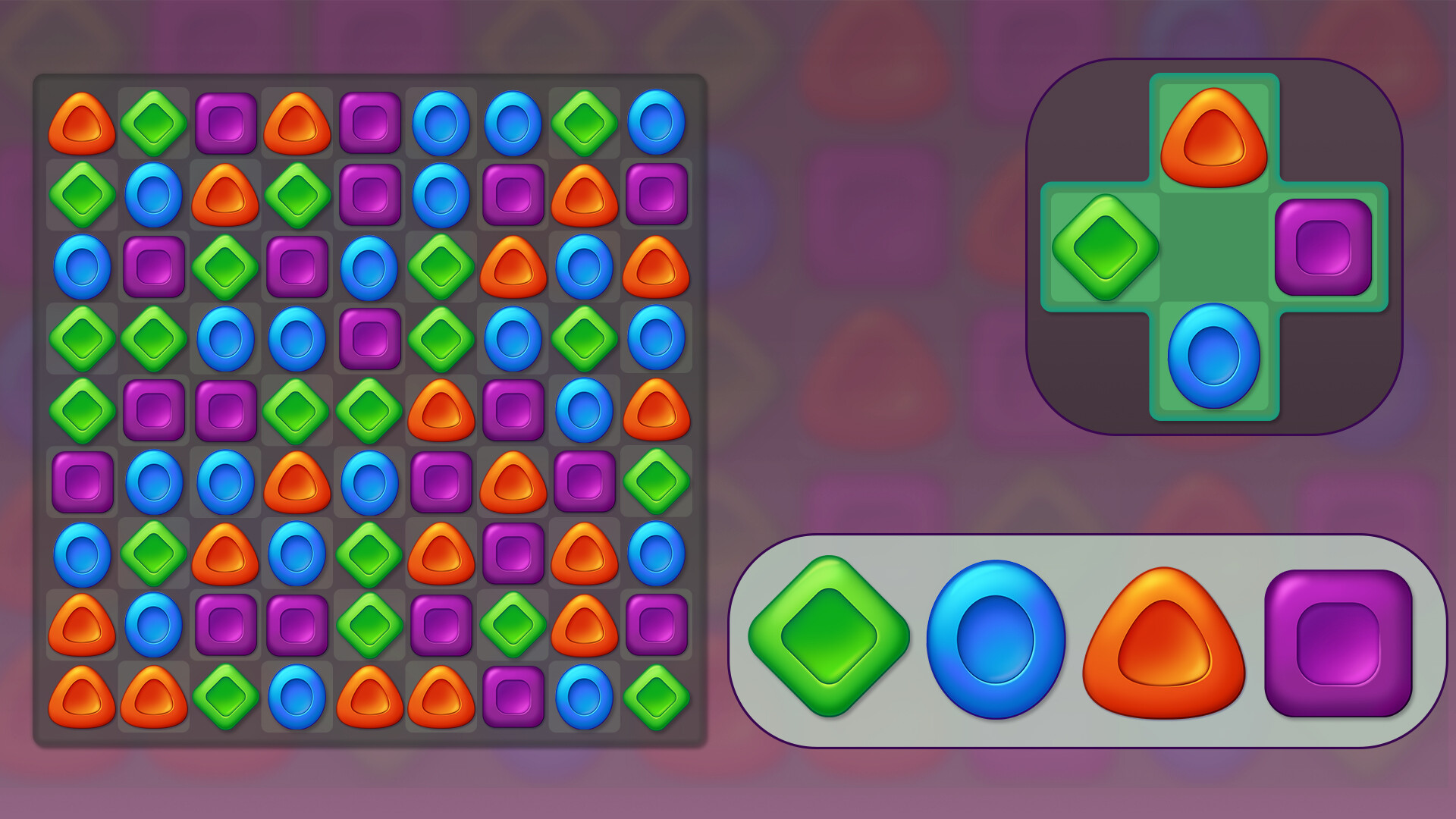 ArtStation - match-3 icons