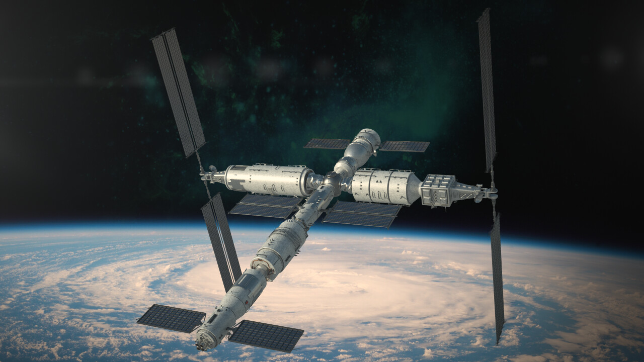ArtStation - Chinese Space Station Tianhe