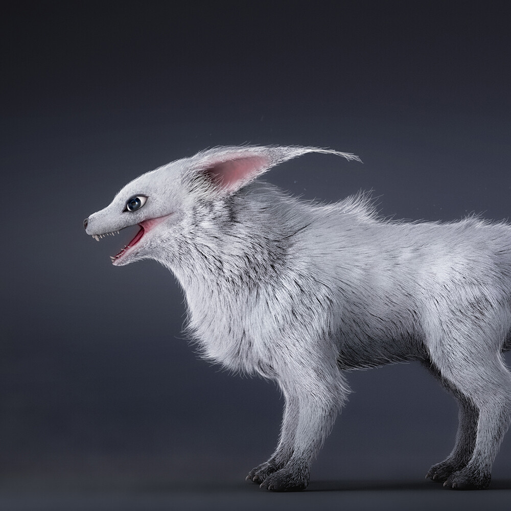 ArtStation - white fox