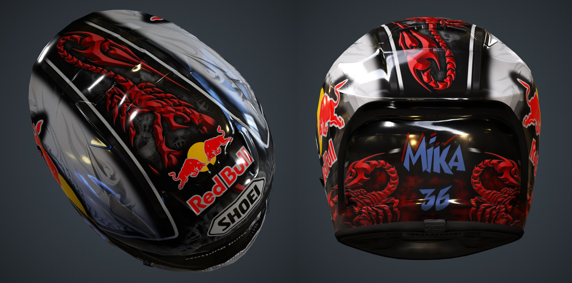 ArtStation - Shoei helmet