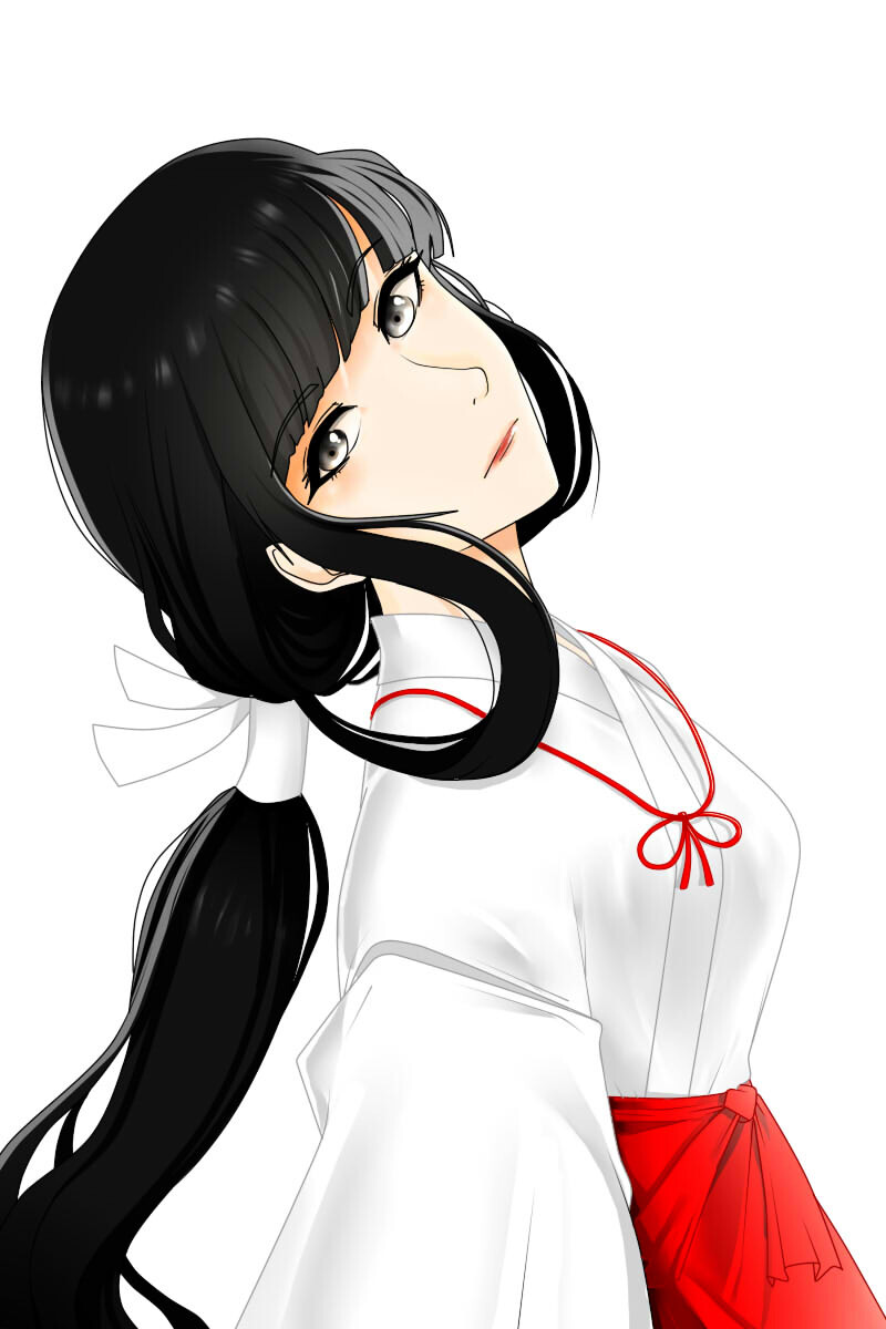 Inuyasha Kikyo Drawing