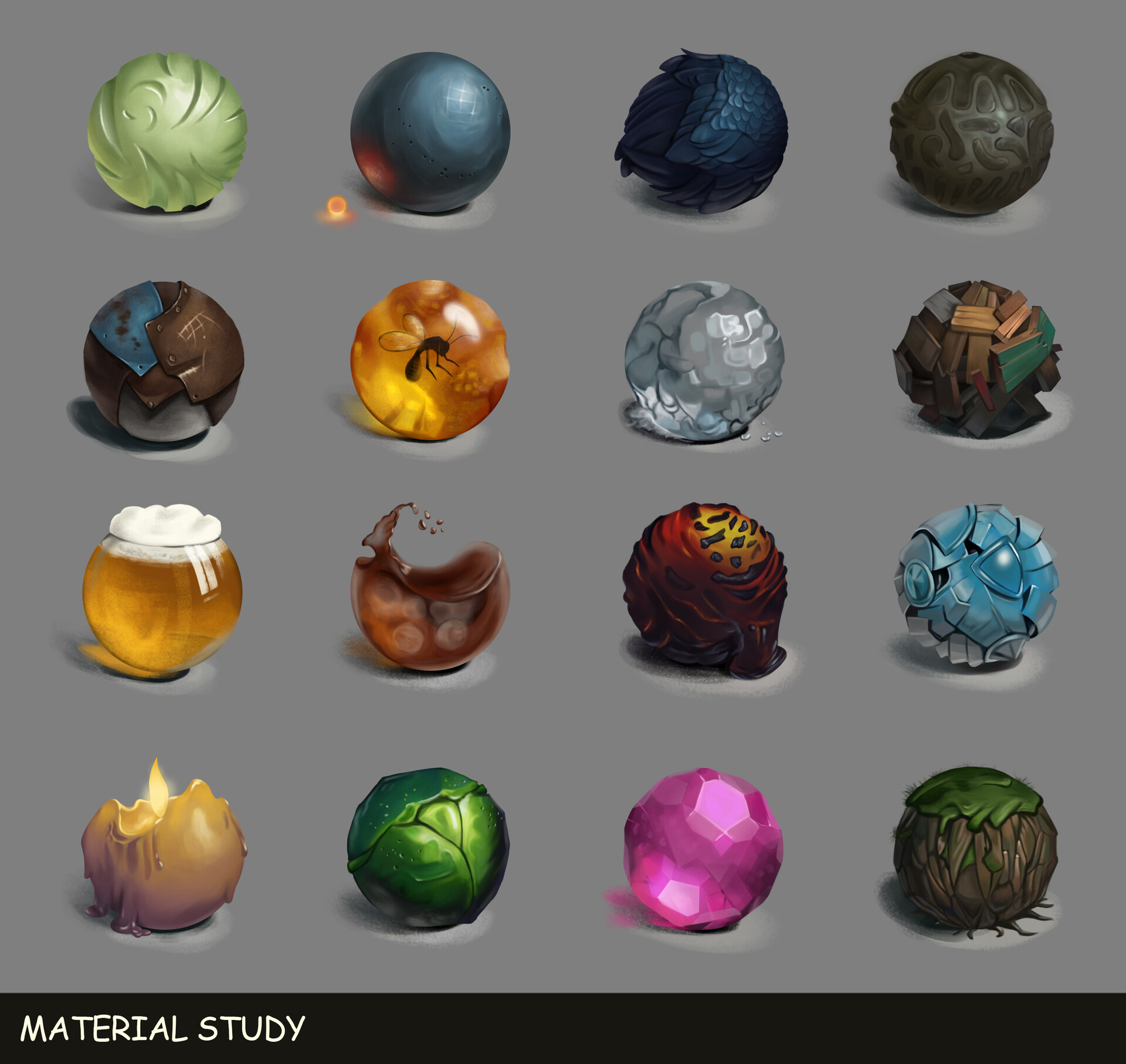 ArtStation - Material Study