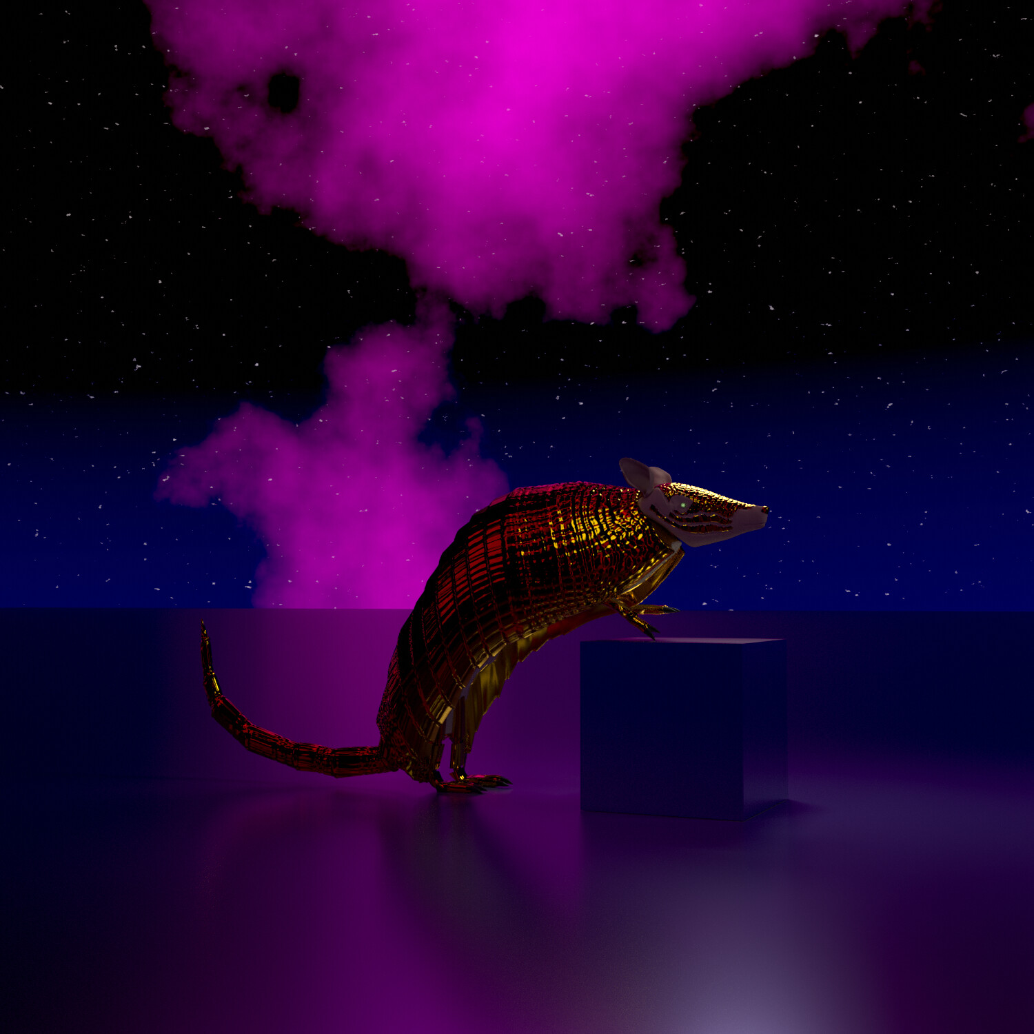 ArtStation - Golden armadillo