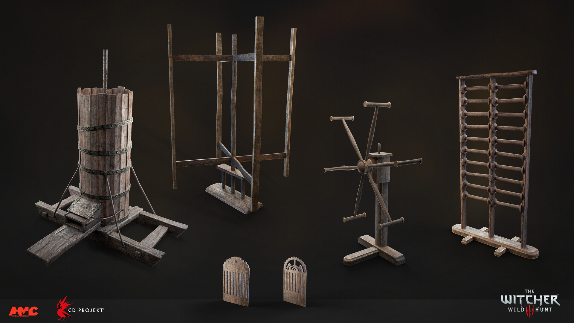 AMC Studio - Witcher 3 - Prop sets