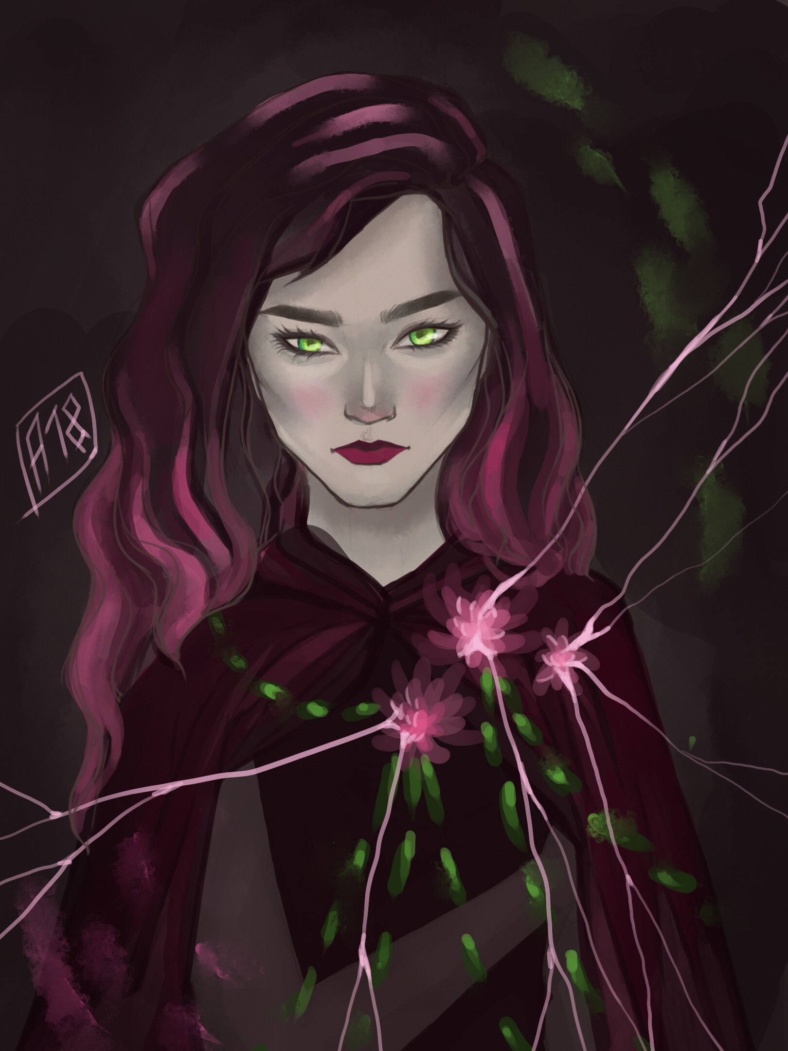 ArtStation - flower witch