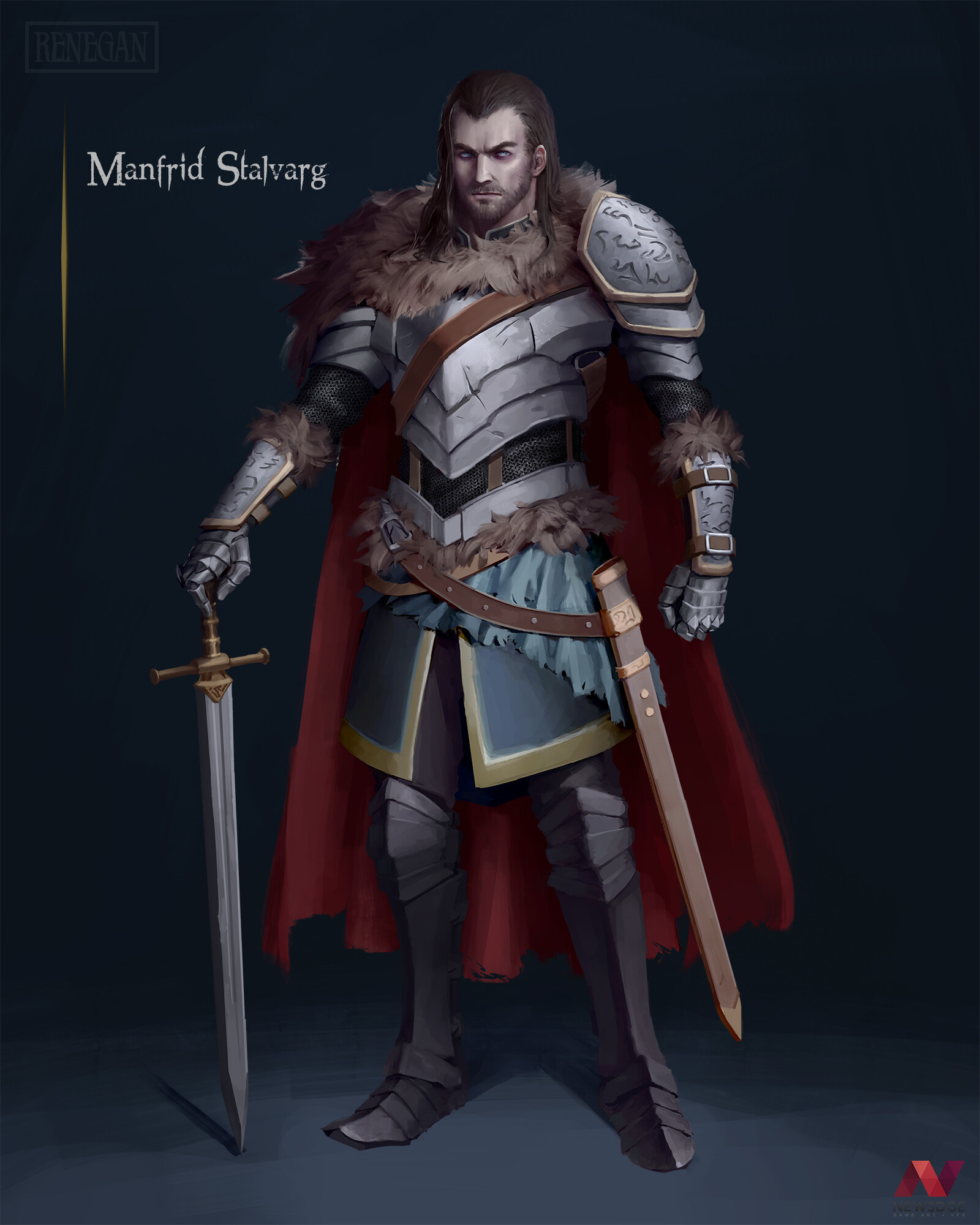 ArtStation - Manfrid Stalvarg, the militia captain