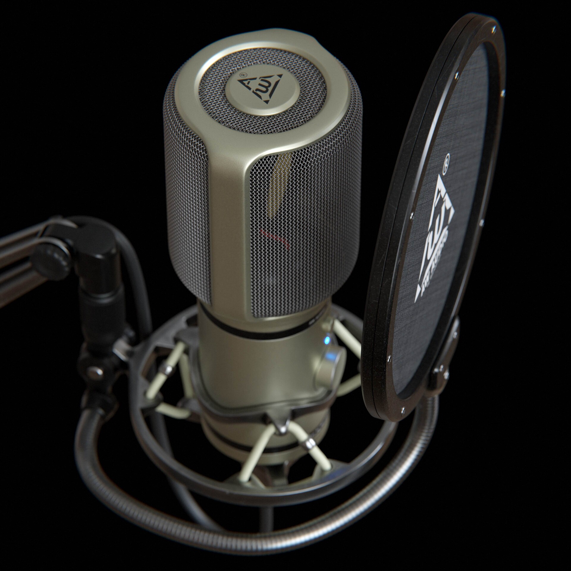 Wanderson M. Pimenta - 3D Mic [ Blender + Substance Painter ]