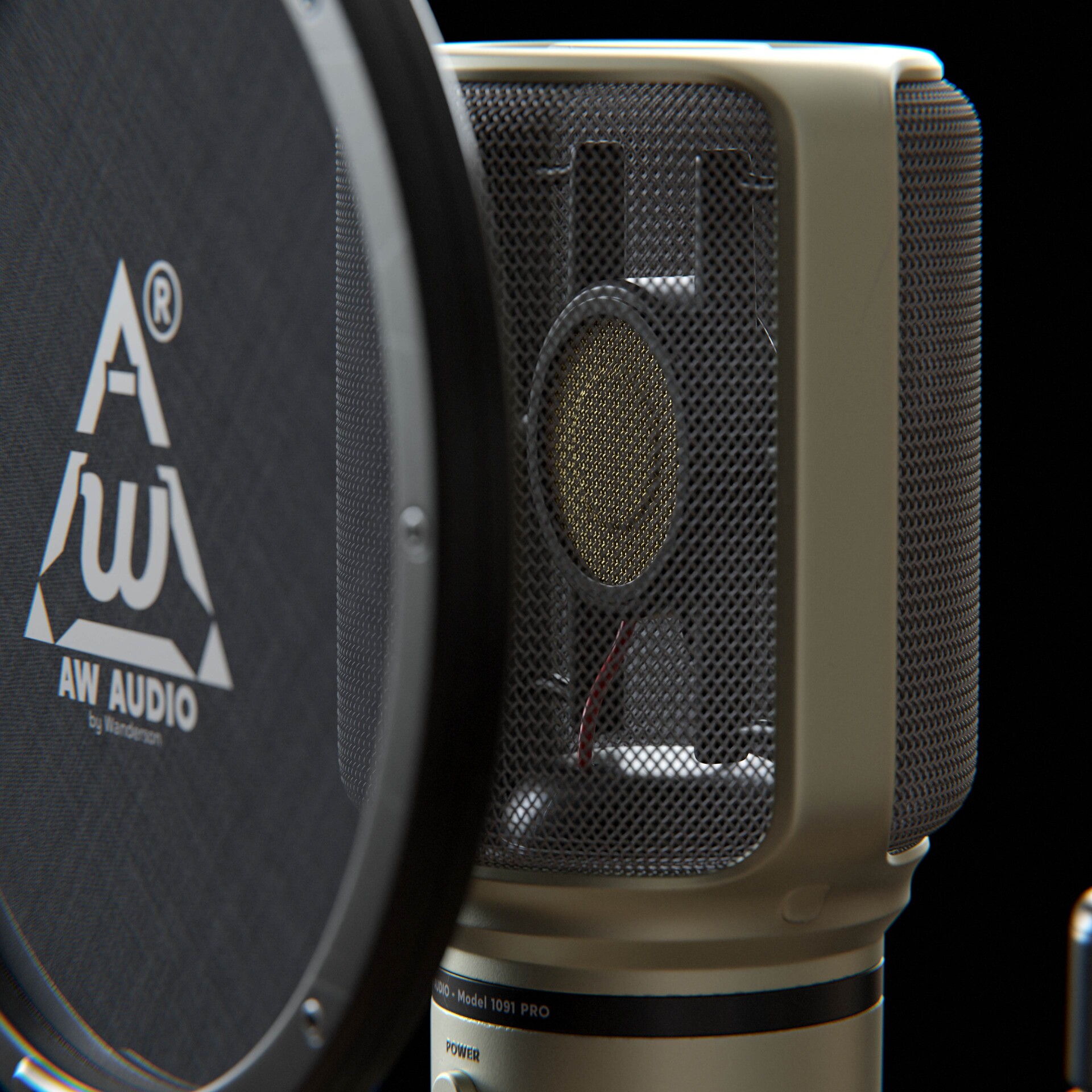 Wanderson M. Pimenta - 3D Mic [ Blender + Substance Painter ]