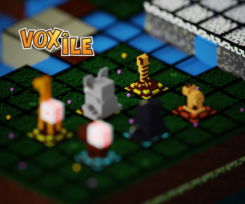 ArtStation - VOXEL ART - Game student ( work in progress )