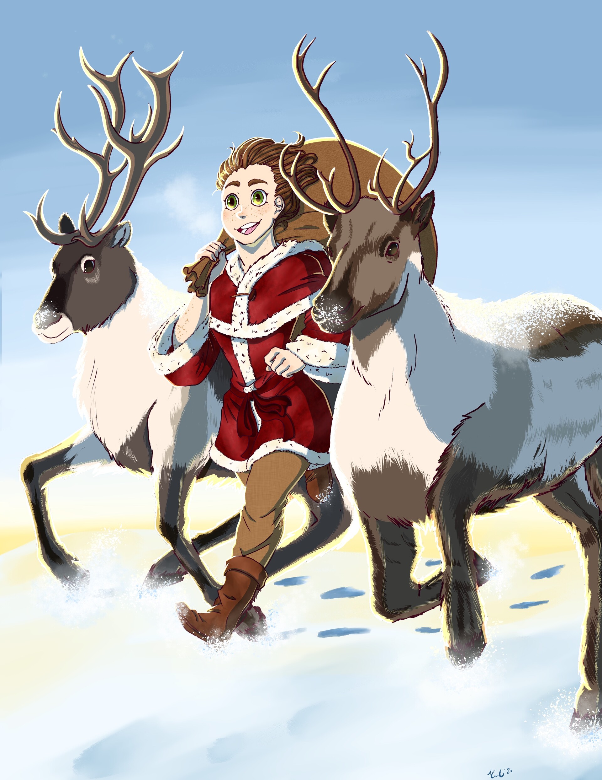 ArtStation - Reindeer Run Redo