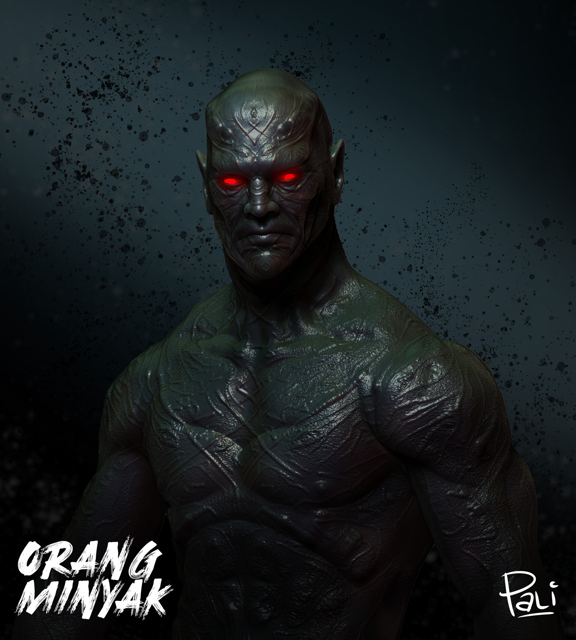 ArtStation - MALAY FOLKLORE - ORANG MINYAK