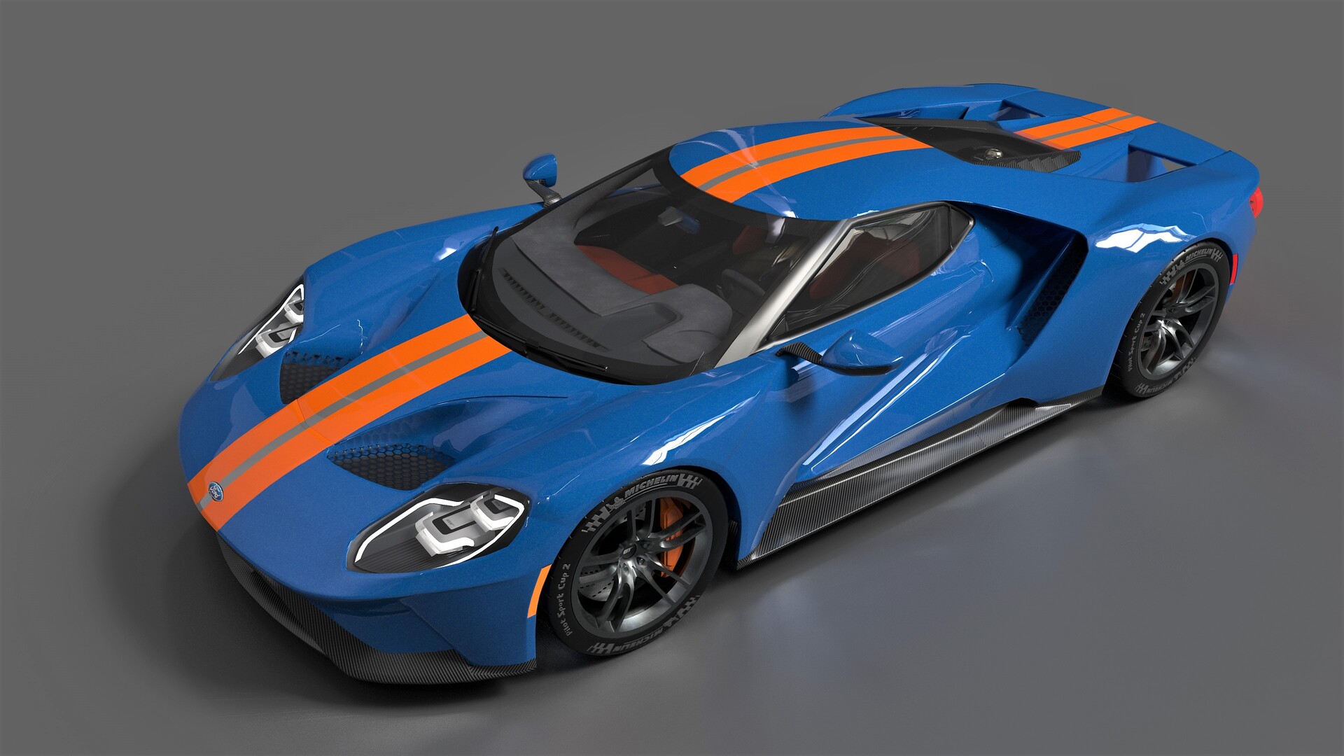 ArtStation - Ford GT 3D Model