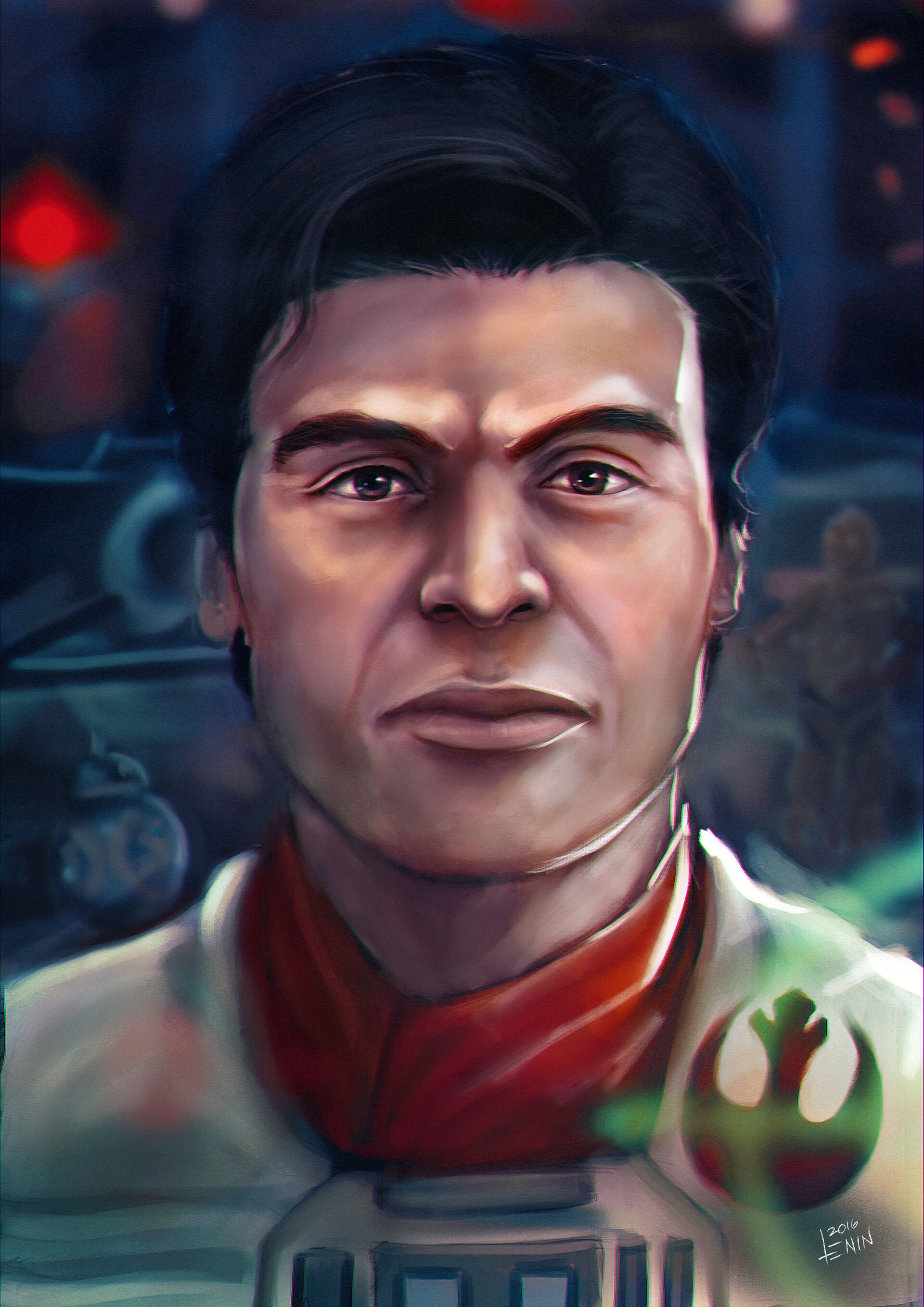 ArtStation - The Force Awakens - Poe