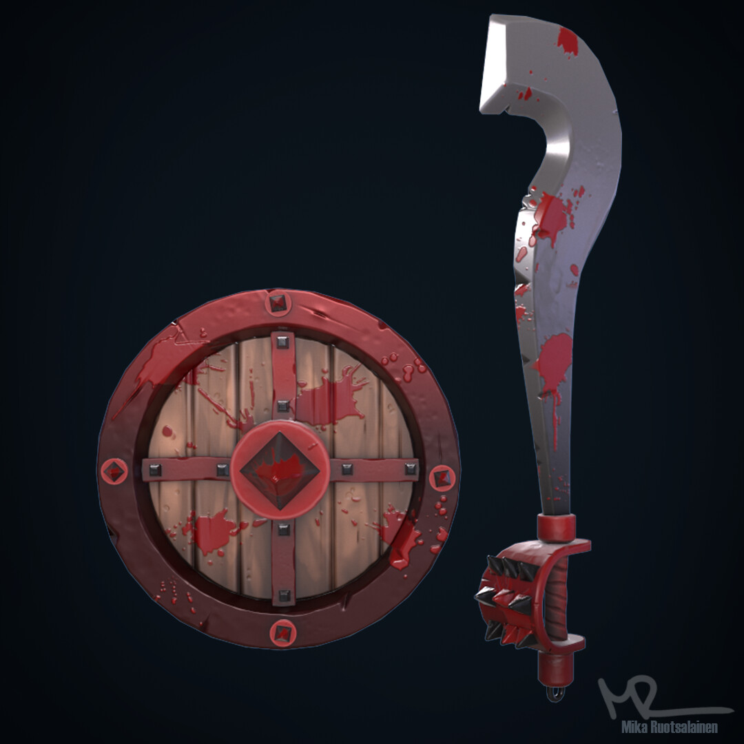 ArtStation - Blade And Shield