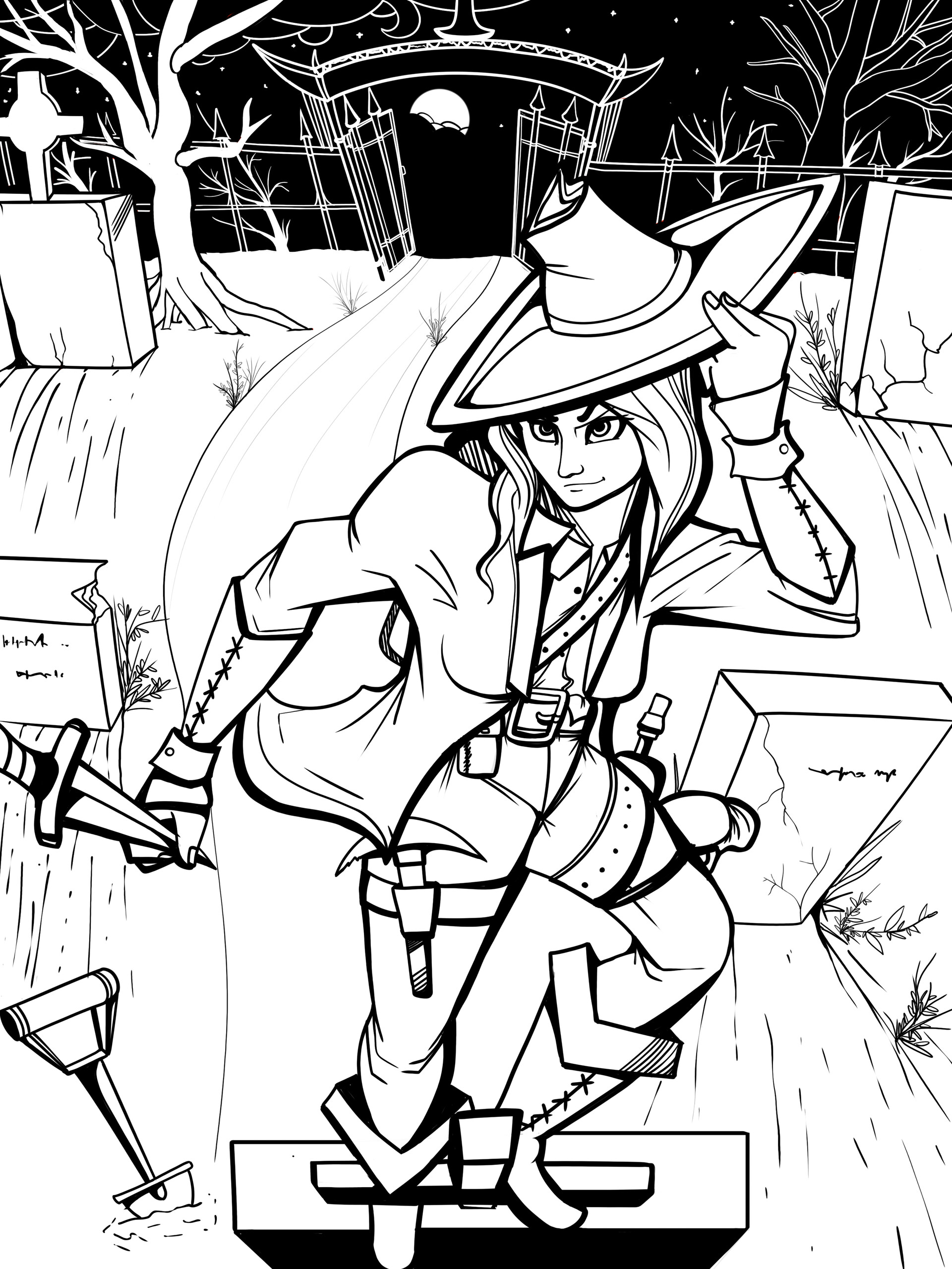 ArtStation - Grave robbing