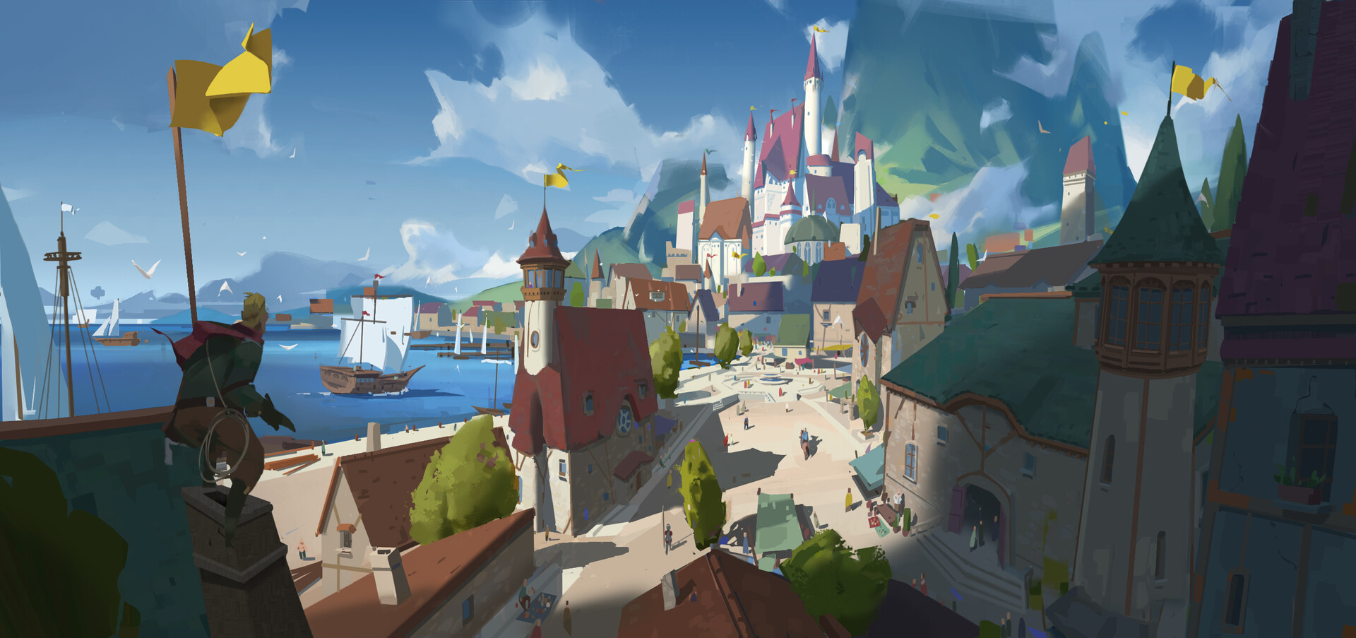 ArtStation - Port city