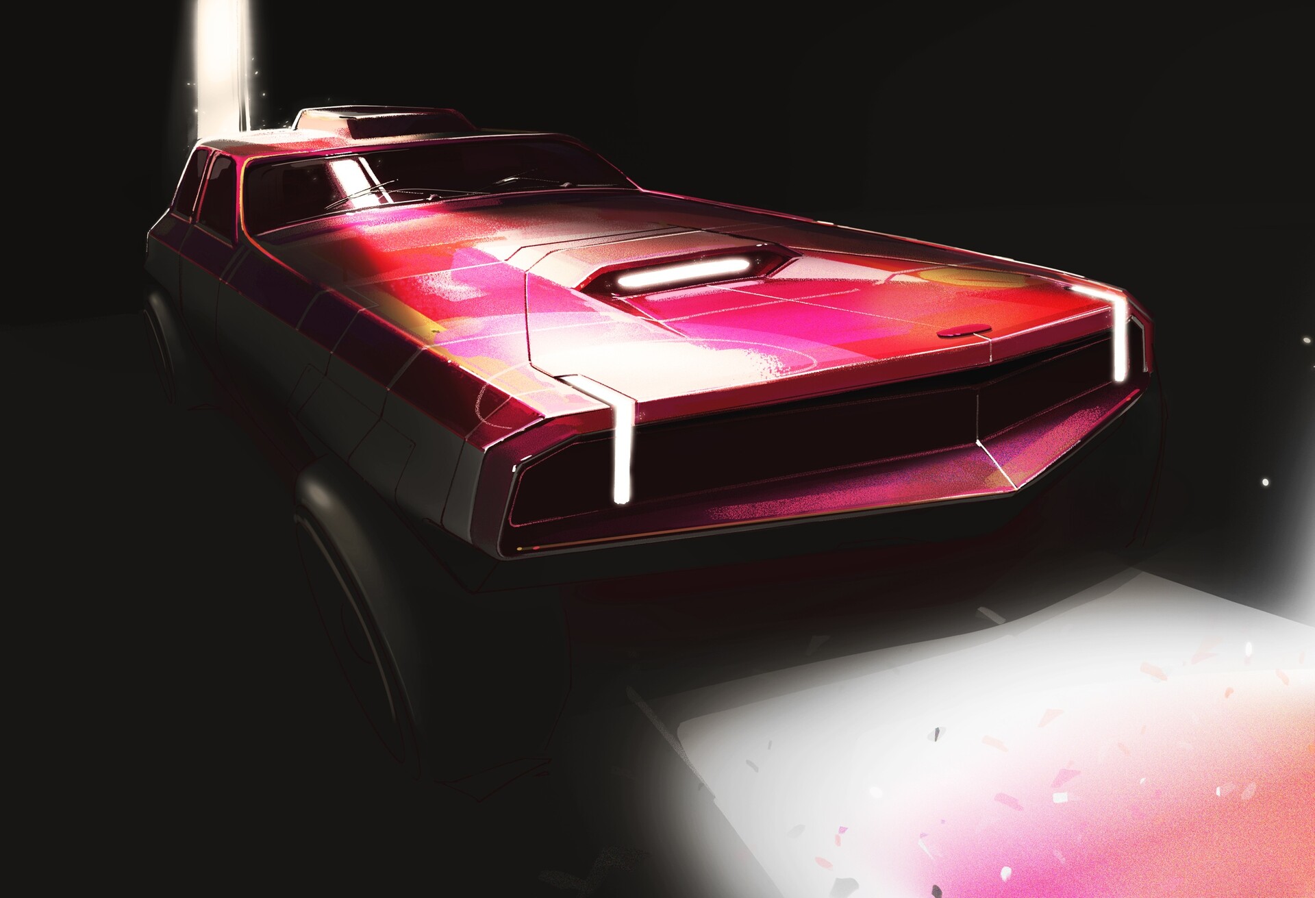 ArtStation - Muscle Car