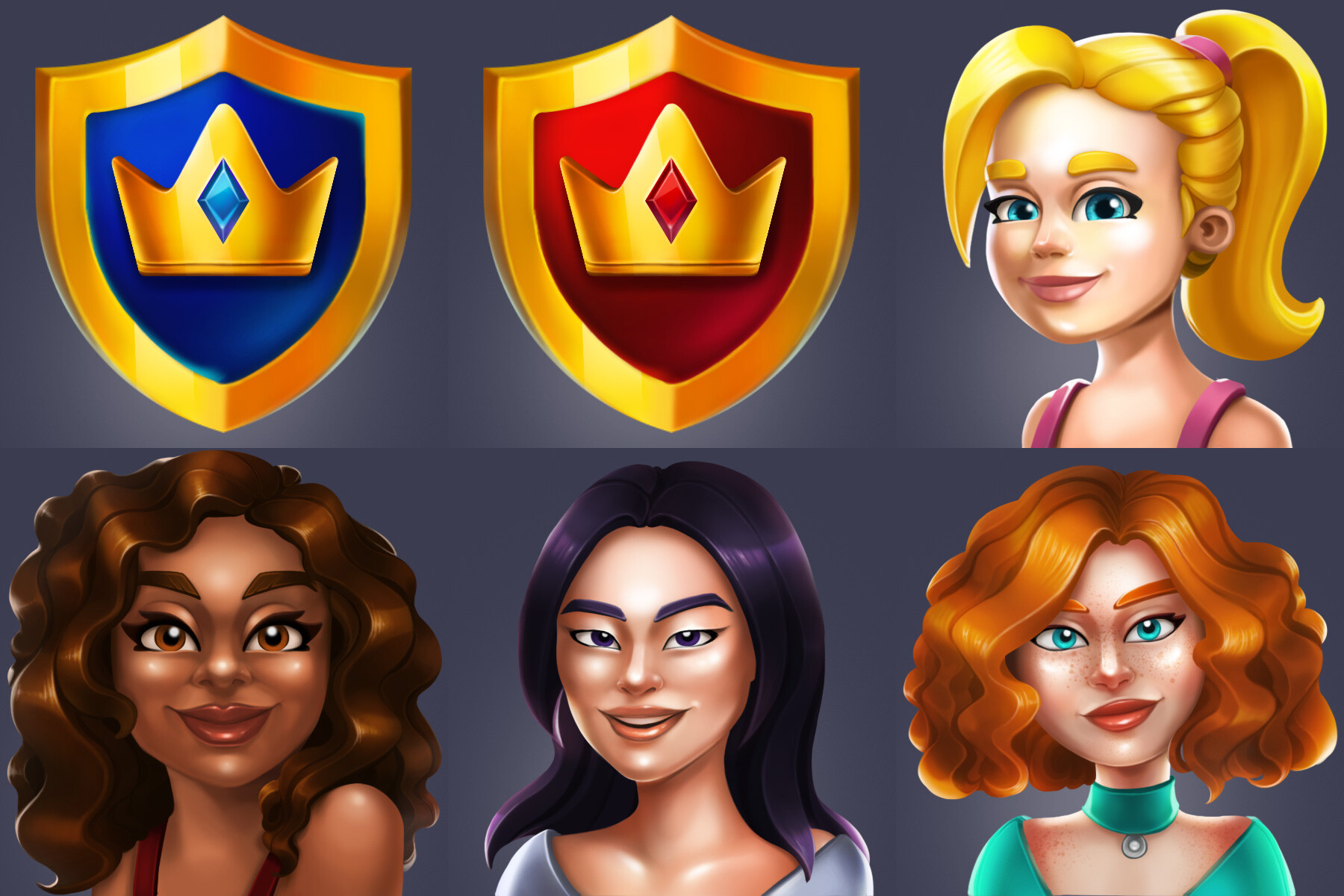 ArtStation - Unpublished Mobile Game Avatars