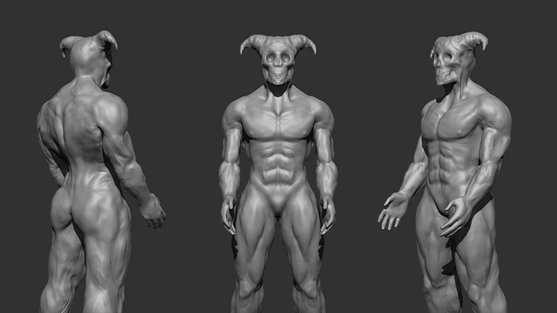 ArtStation - 3D Demon Sculpt
