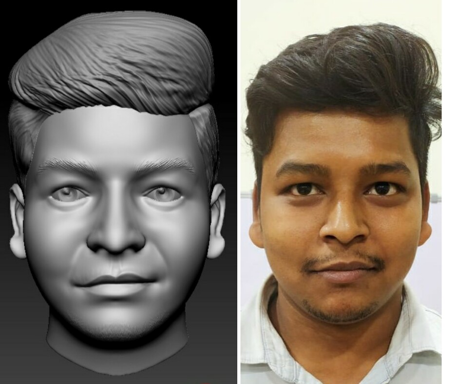 ArtStation - 3D modeling face matching