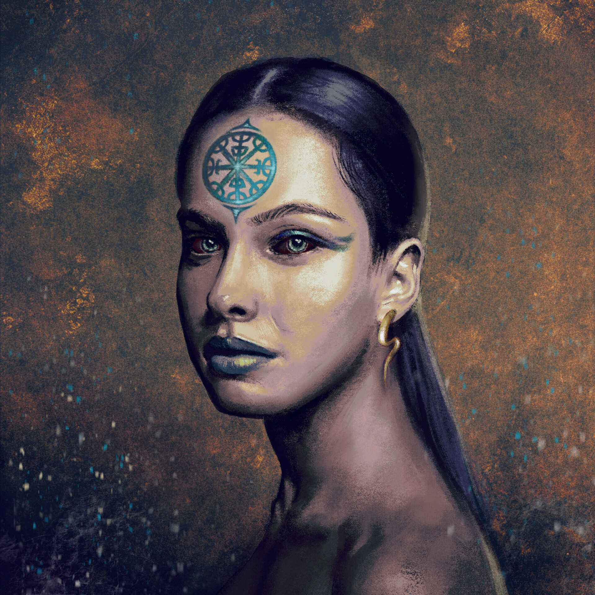 ArtStation - Runic goddess