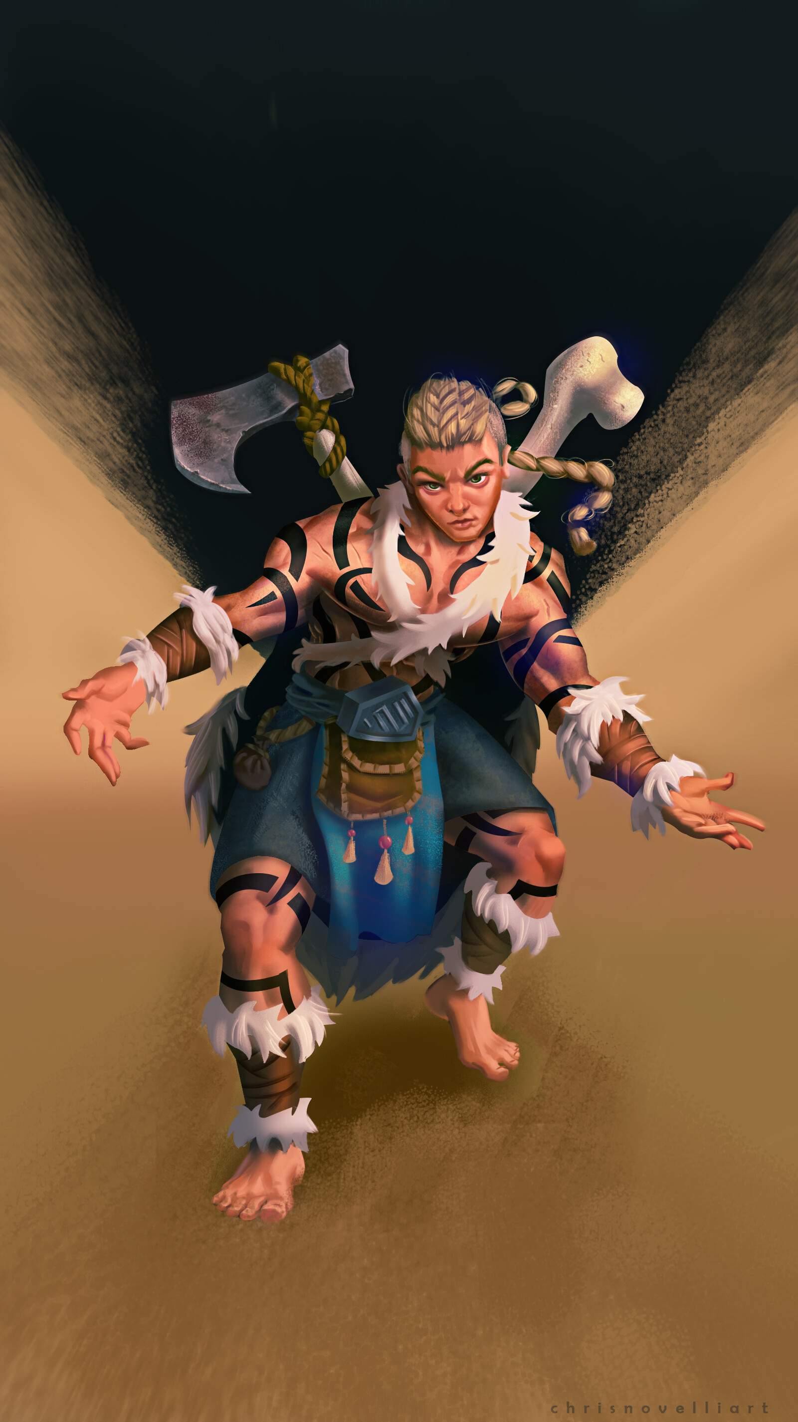 ArtStation - Barbarian Halfling