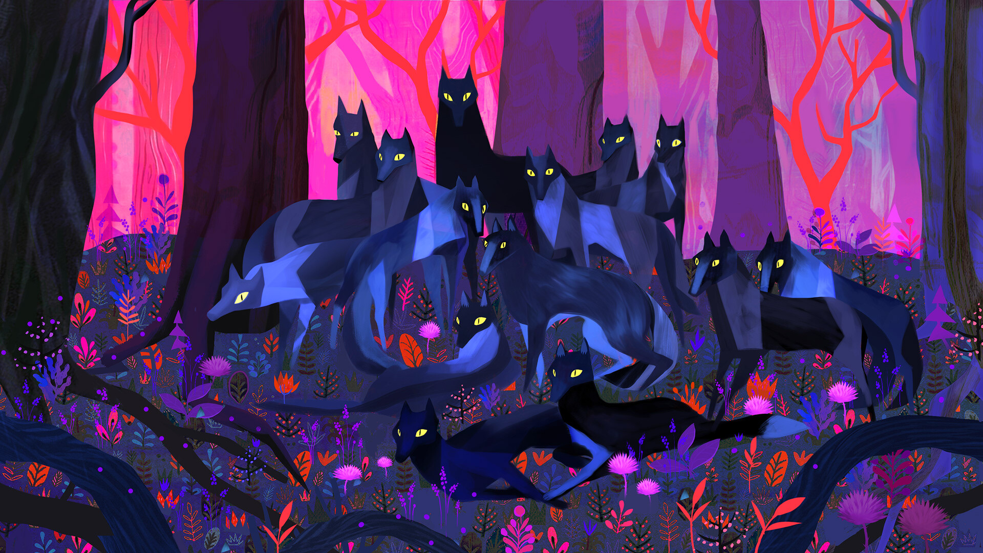 ArtStation - The Wolf Pack