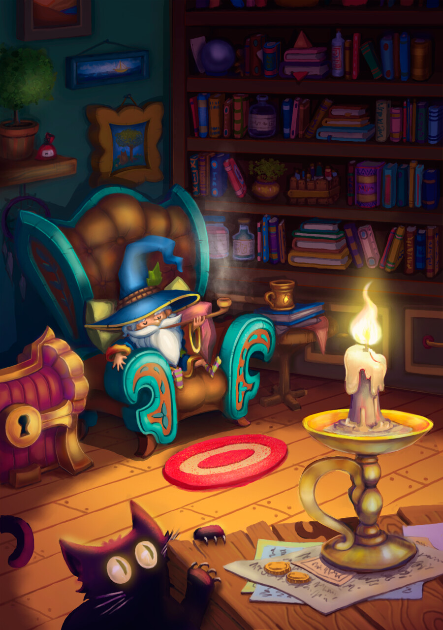 ArtStation - Cozy evening