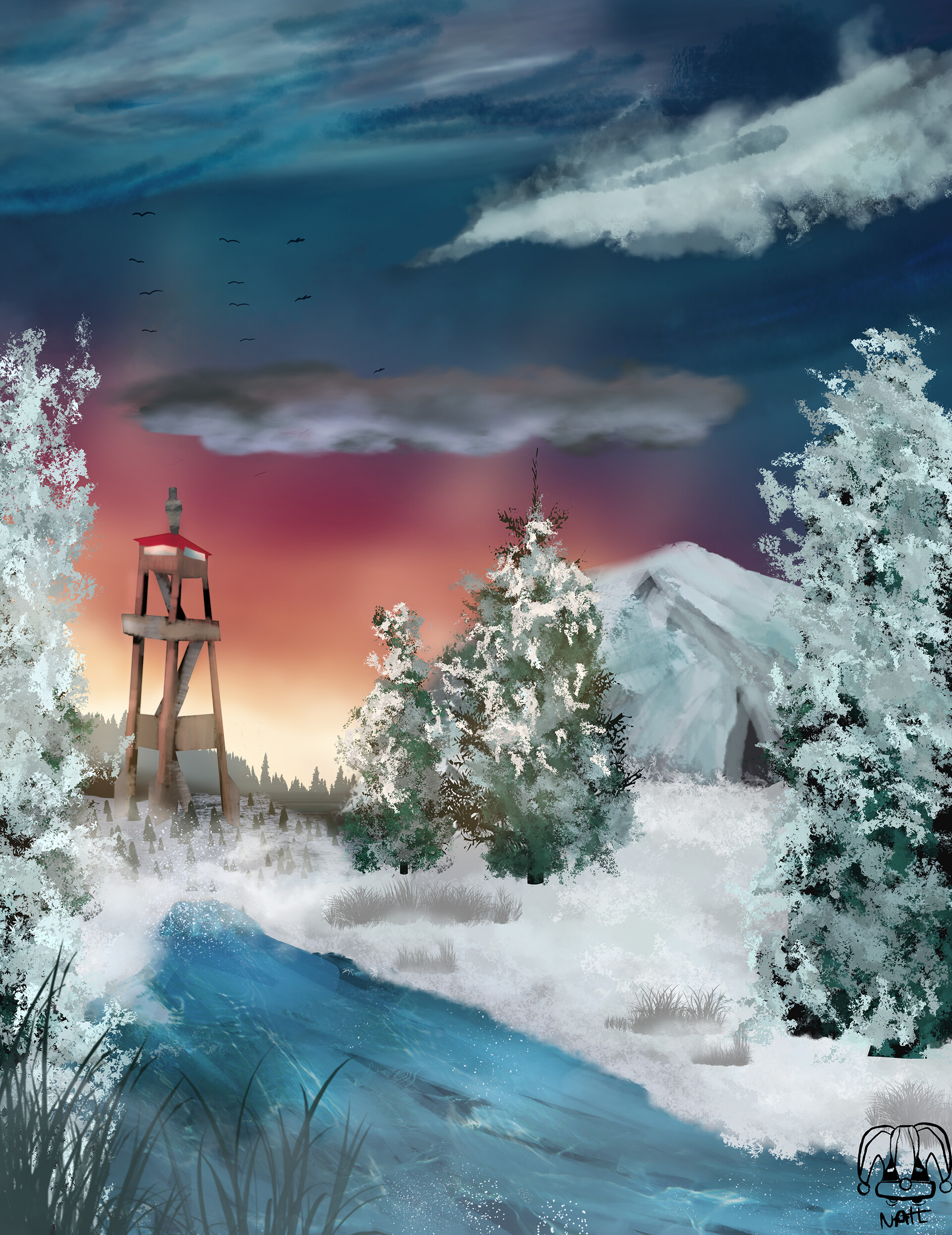 ArtStation - Winter theme