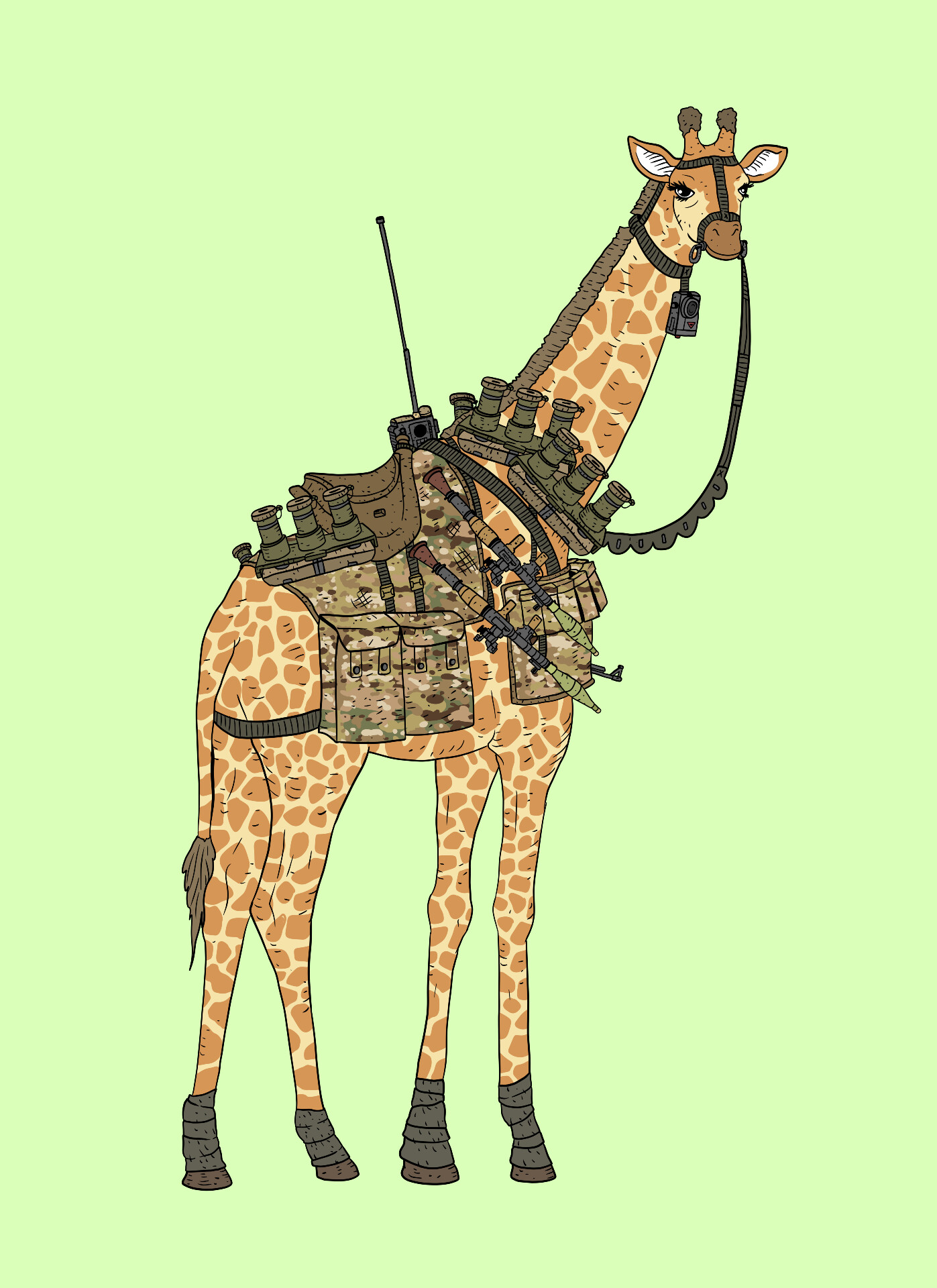 ArtStation - tactical giraffe