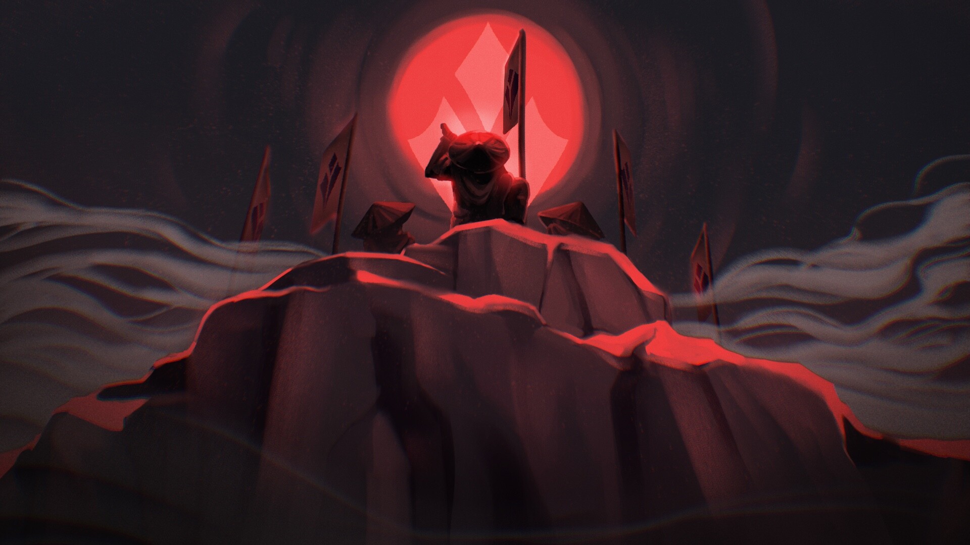 ArtStation - Samurai Banner Commission