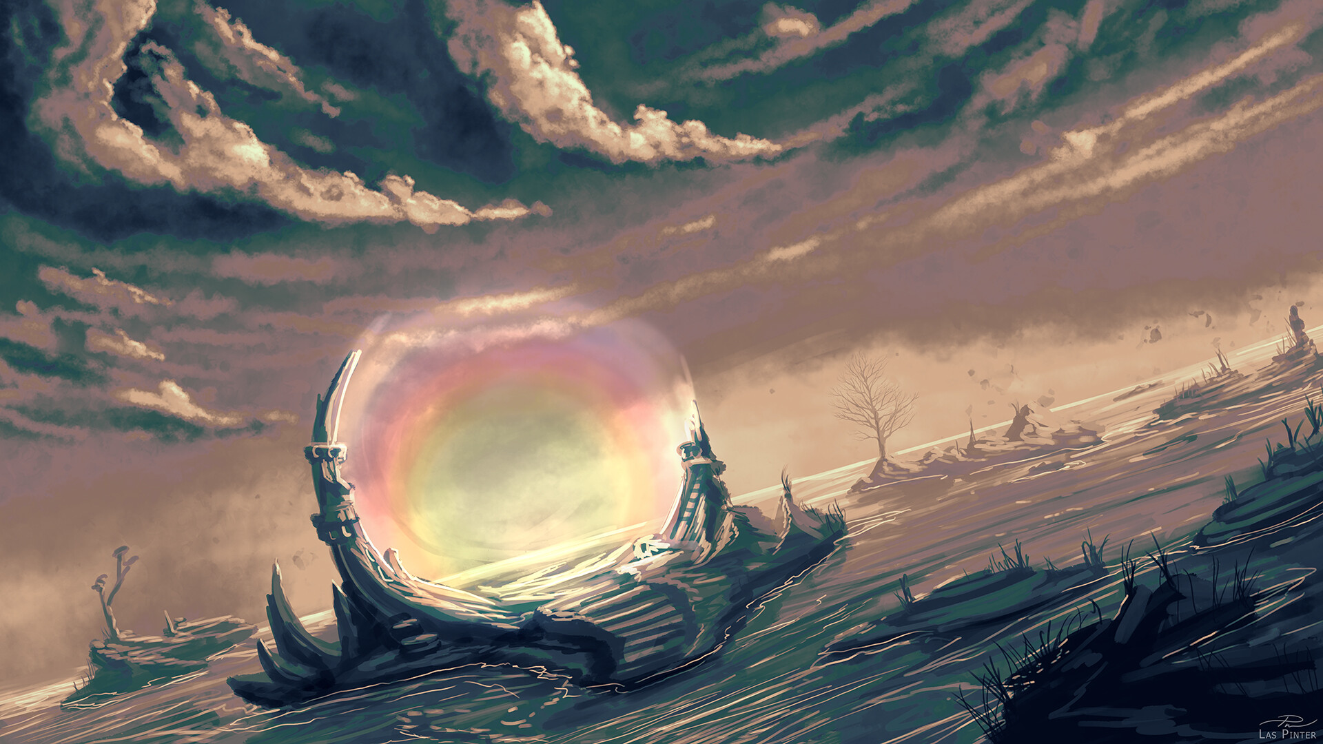 Fyreborn Islands by Laszlo Pinter : r/ImaginaryPortals