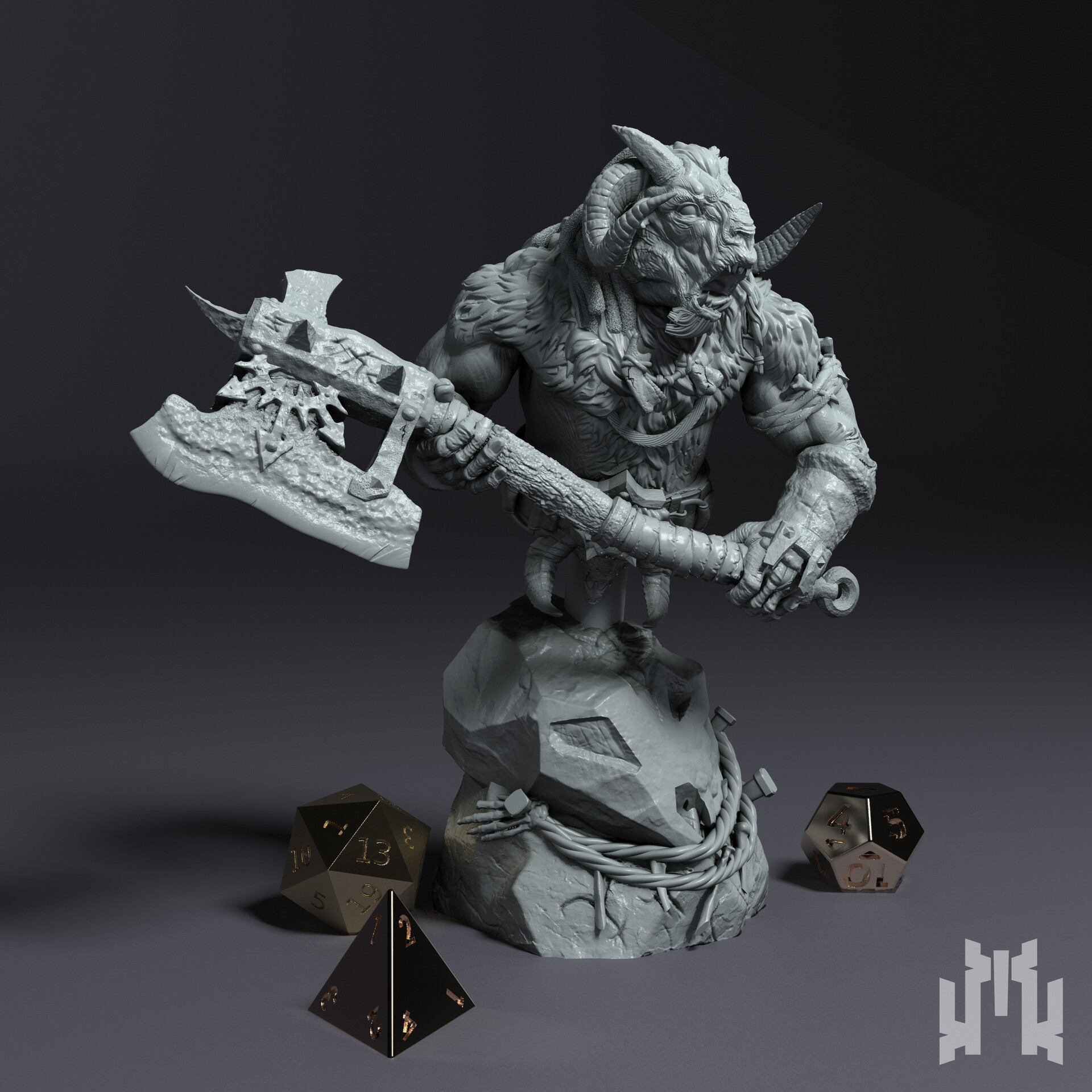 ArtStation - Beastmen Champion