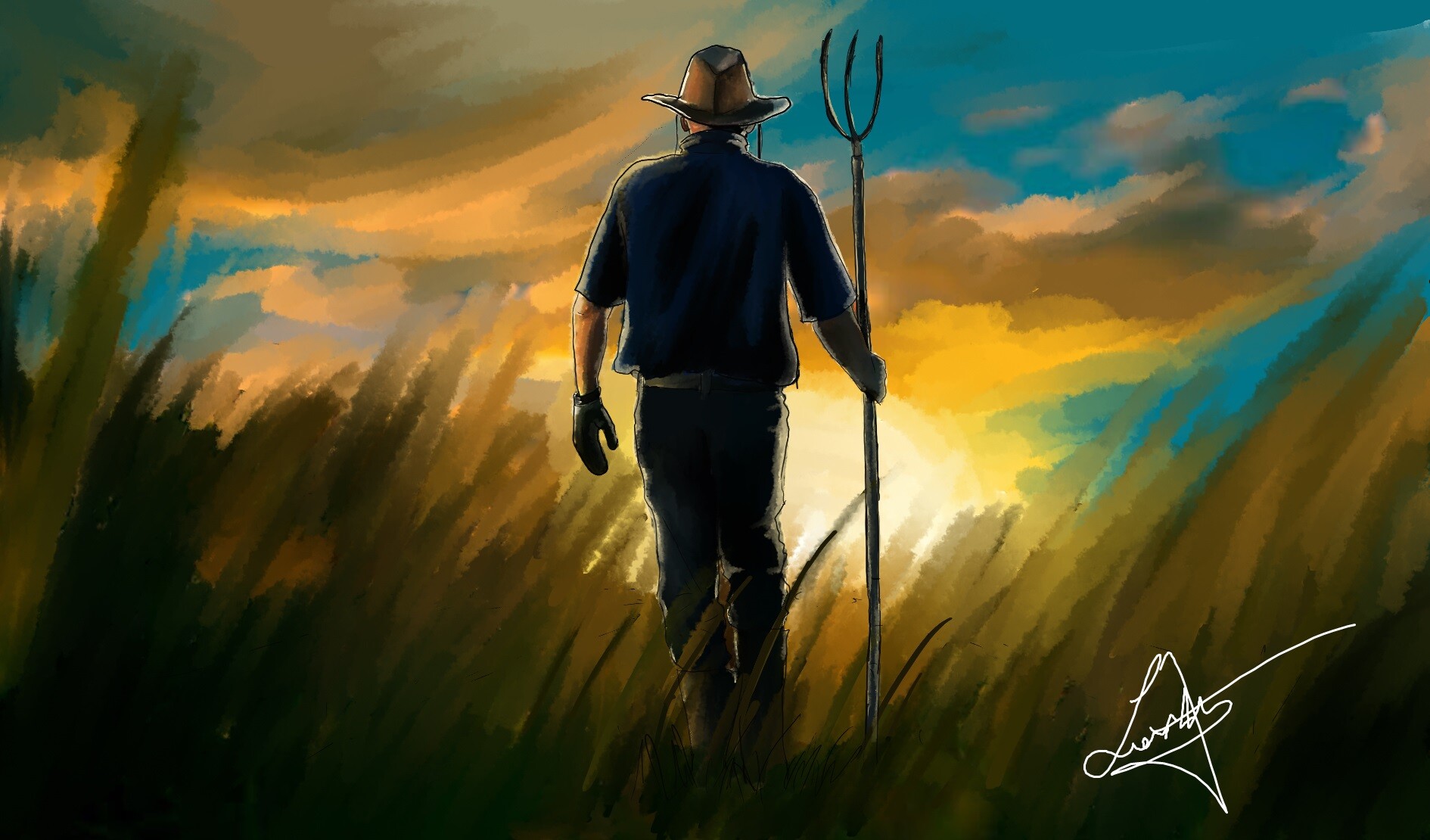 ArtStation - Walking to The Sun