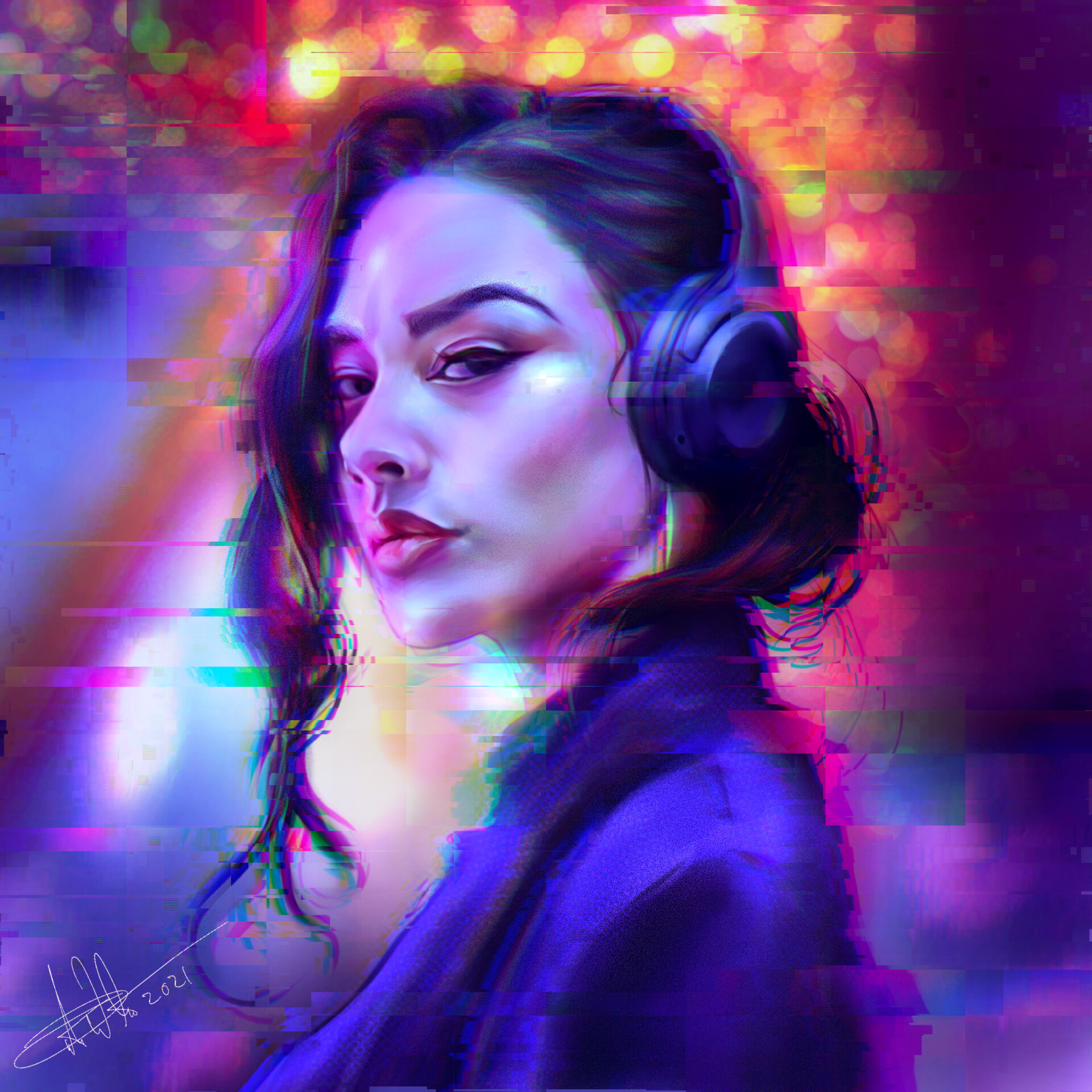 ArtStation - Portrait of Steffie Harner August 17 2021
