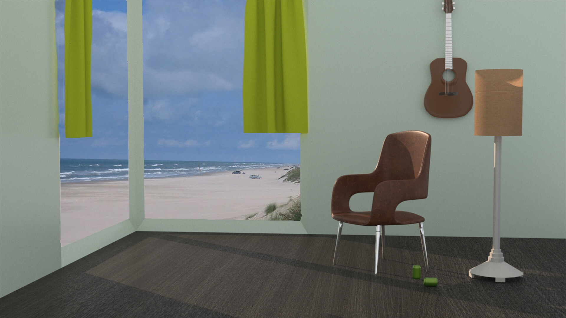 ArtStation - Day and Night Interior Render