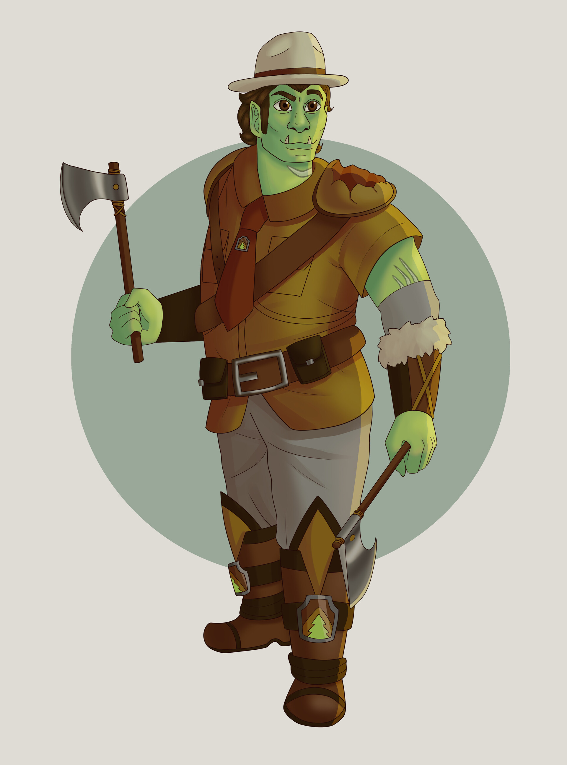 ArtStation - Parks Granger, the Park Ranger