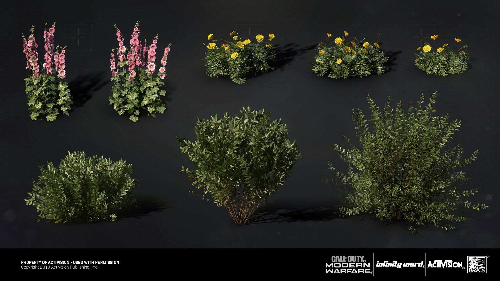 TRACE studio - In-game foliage asset for «Call of Duty – Modern Warfare»