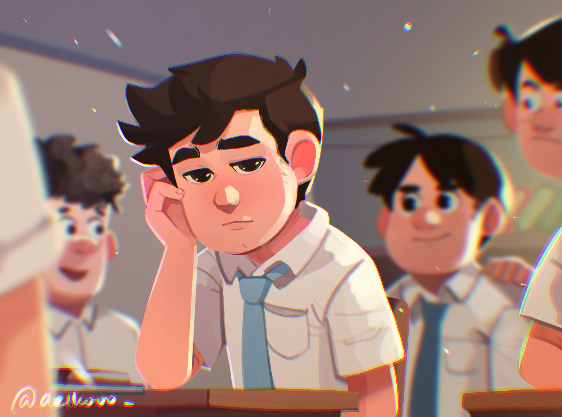 ArtStation - Boy Character Children Book Illustration