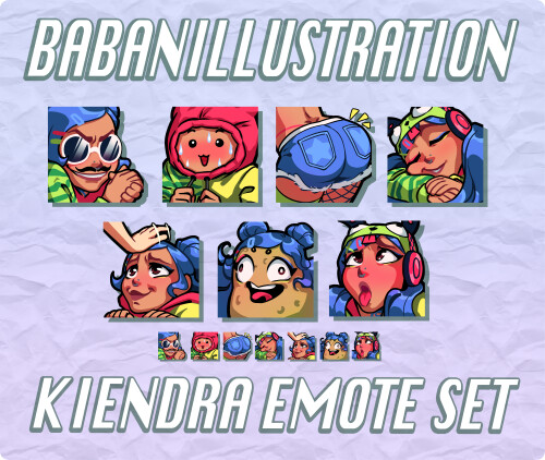 ArtStation - Kiendra Emotes set 2